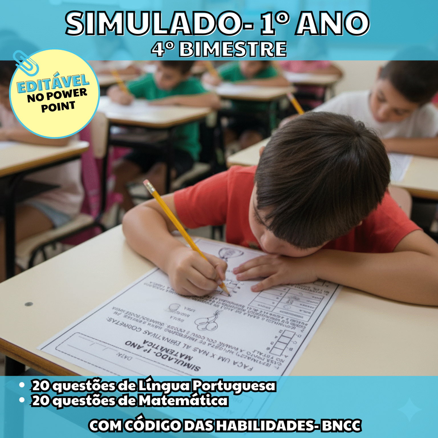 Simulado 1º Ano 4º Bimestre Prof Tatiane Alves